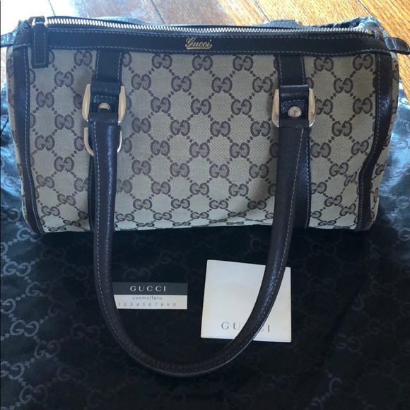 Gucci | Bags | Gucci Monogram Handbag | Poshmark